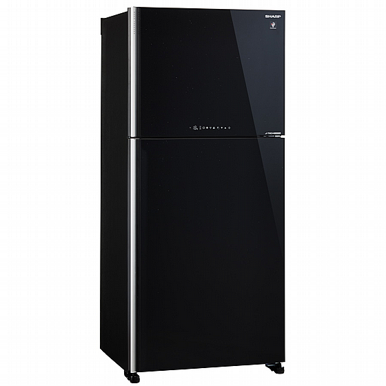 מקרר שארפ דגם SJ-GTR820G-BK זכוכית שחורה | מקרר מקפיא עליון | מקררים